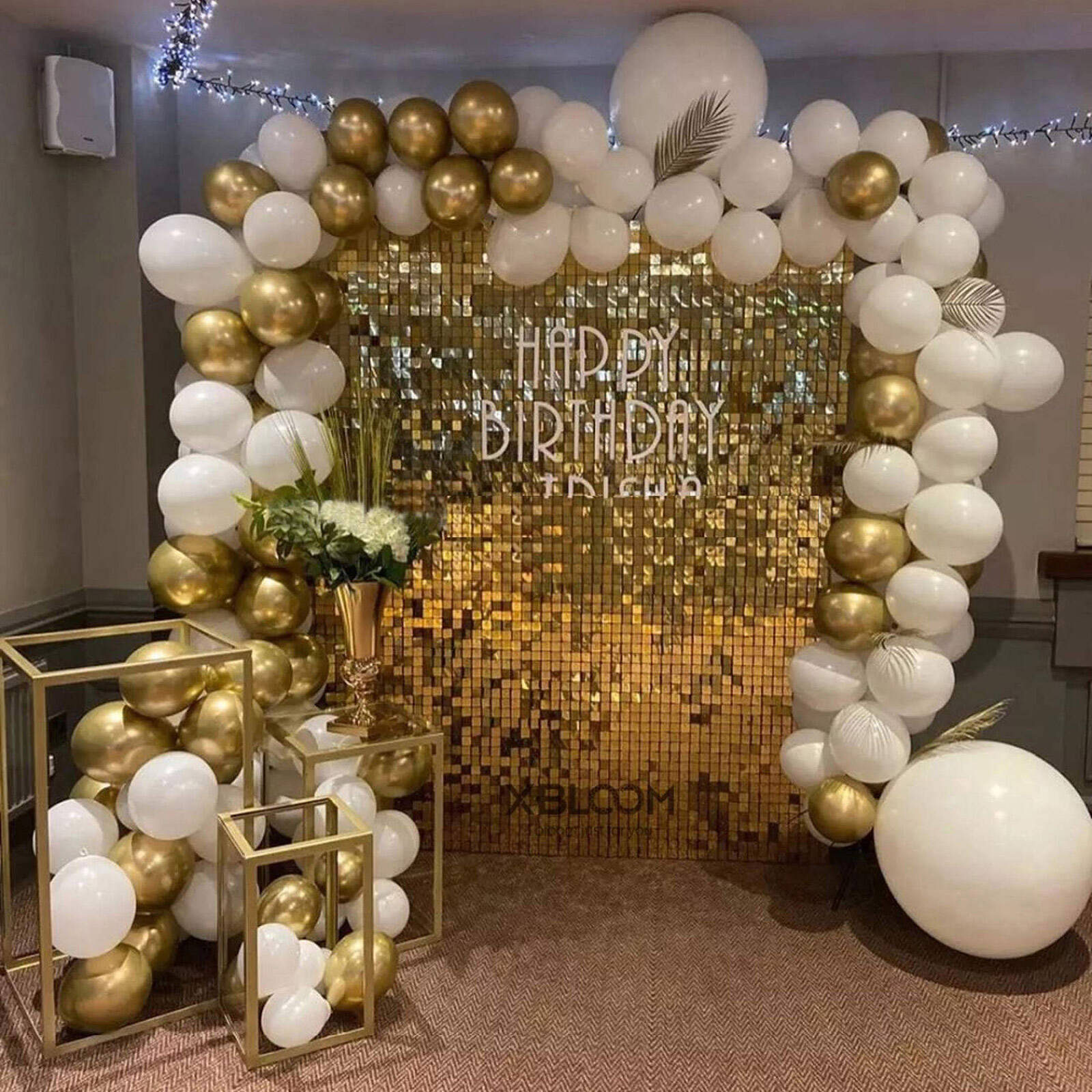 Sequin Shimmer Party Backdrop | Party Ideas by a Pro