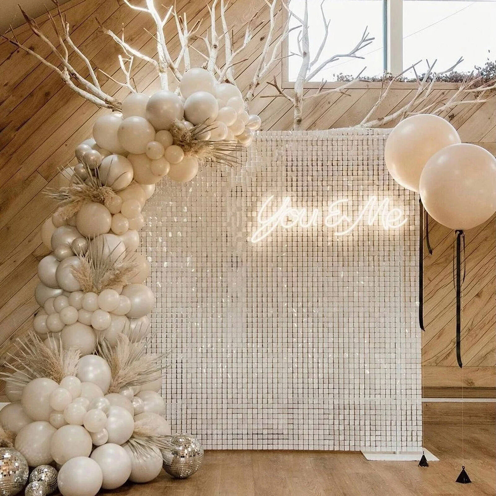 Sequin Shimmer Party Backdrop | Party Ideas by a Pro
