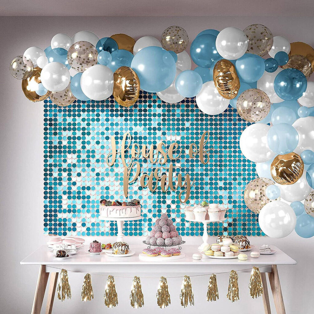 Sequin Shimmer Party Backdrop | Party Ideas by a Pro