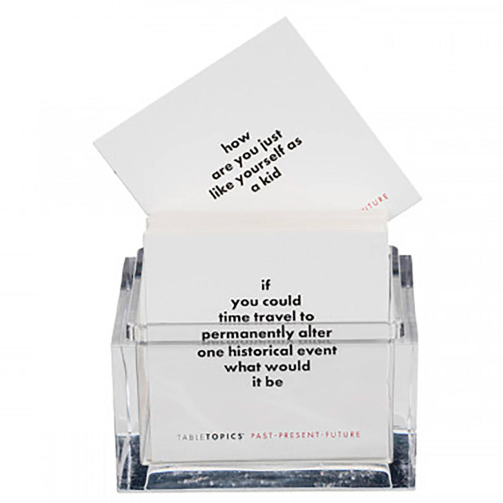 Table Topics Conversation Starters | Party Ideas by a Pro