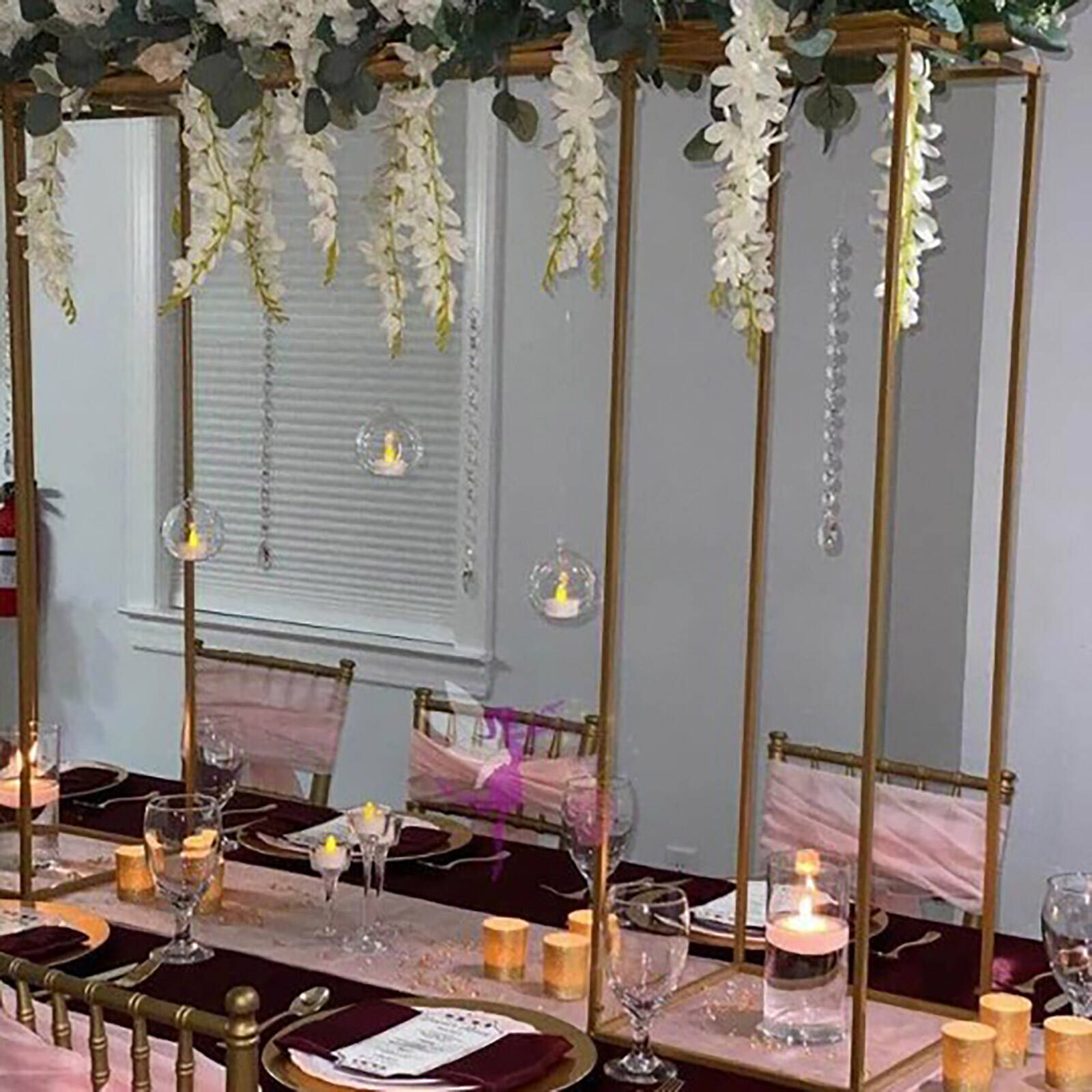 Adjustable Tabletop Backdrop Frame | Party Ideas by a Pro