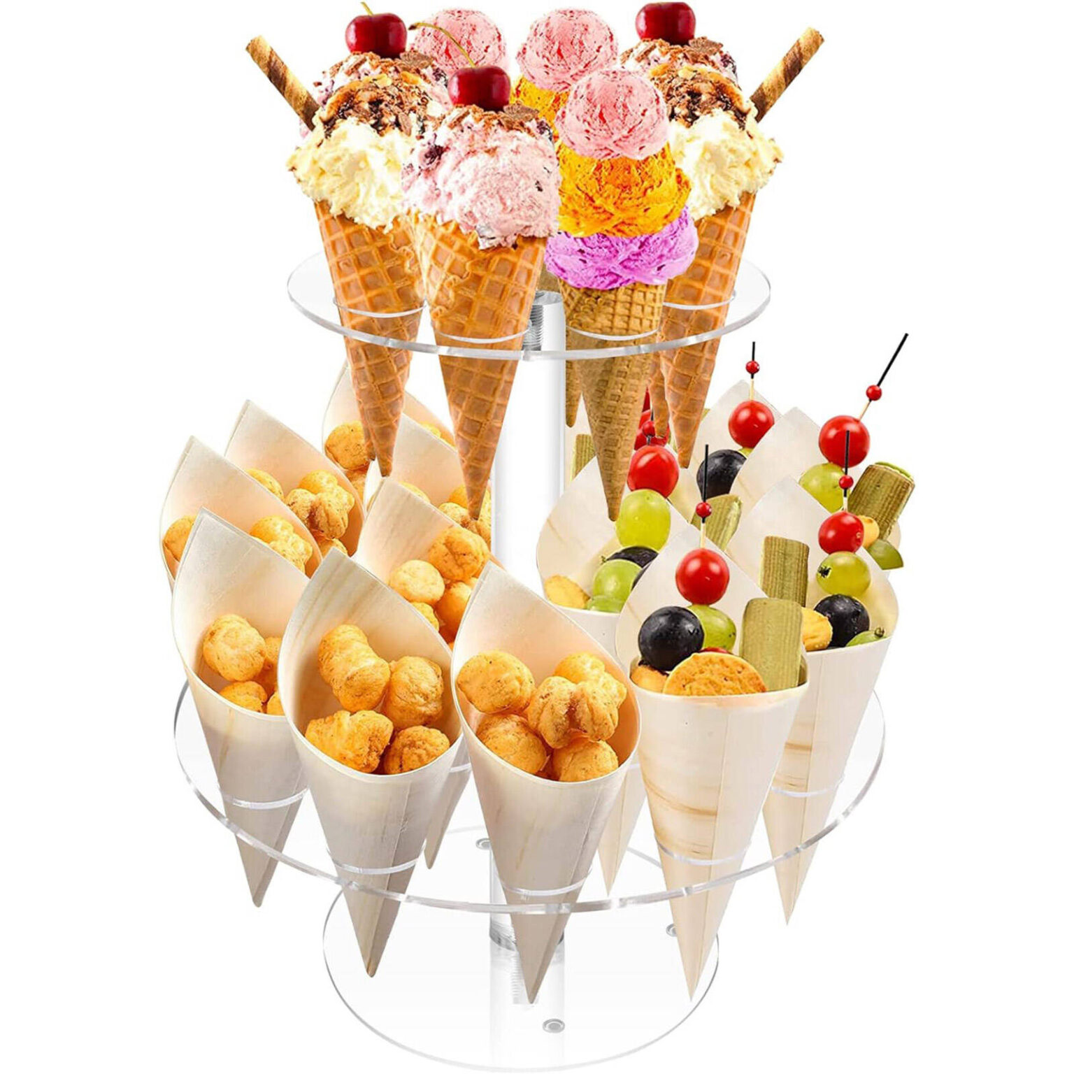 By a Pro: Treat Cone Stands | Dessert Table Display Stands