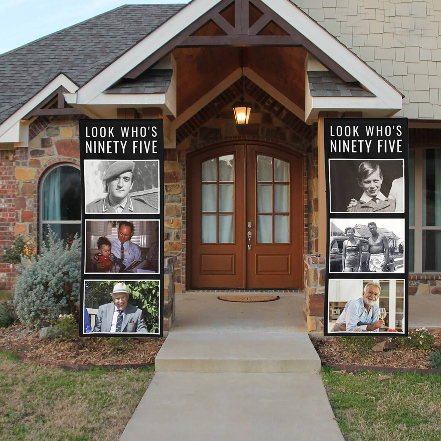 'Through the Years' Custom Photo Party Banners - By a Pro