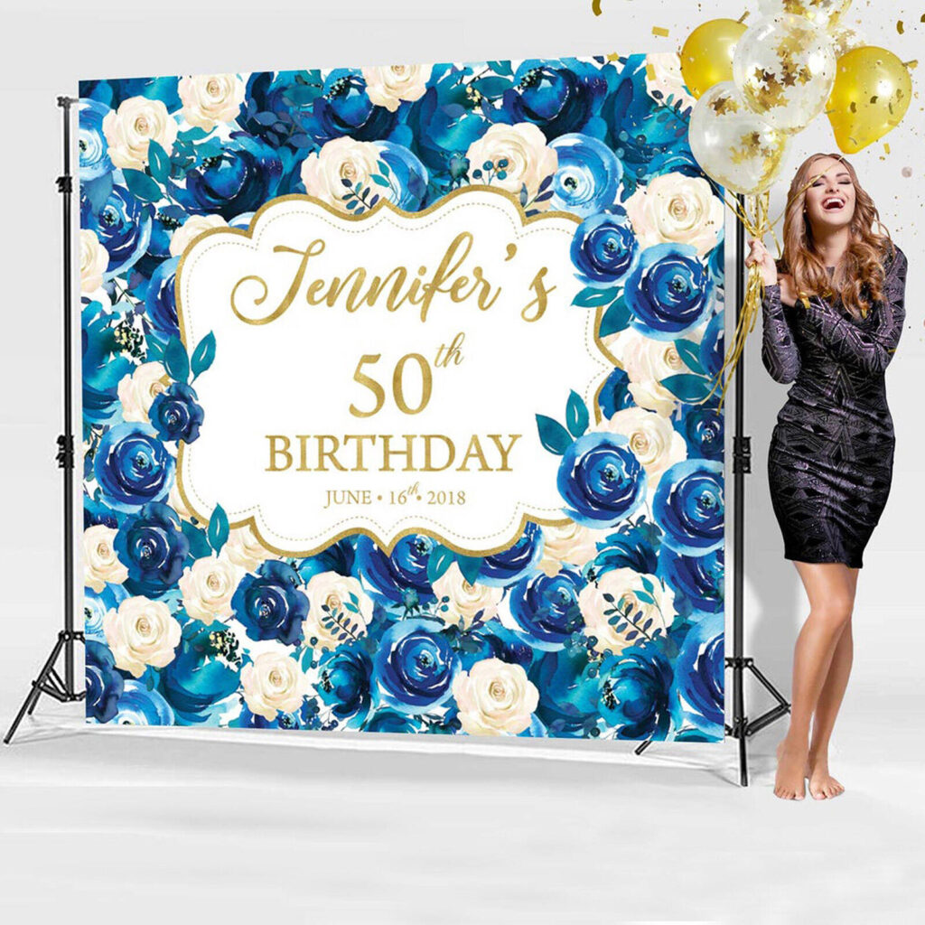 Vinyl Party Backdrops | Party Ideas by a Pro