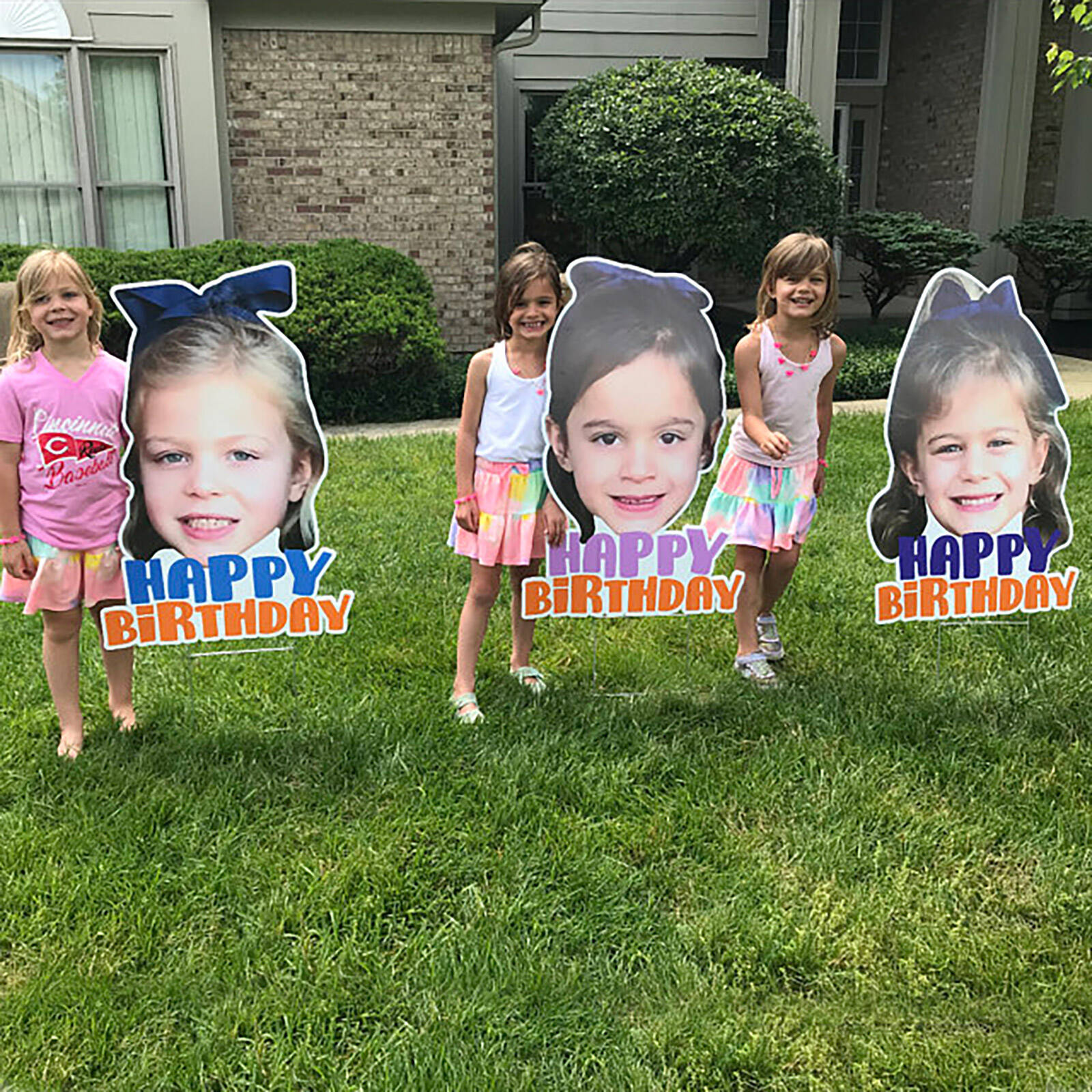 Custom Face Yard Sign - Party Decorations by a Professional