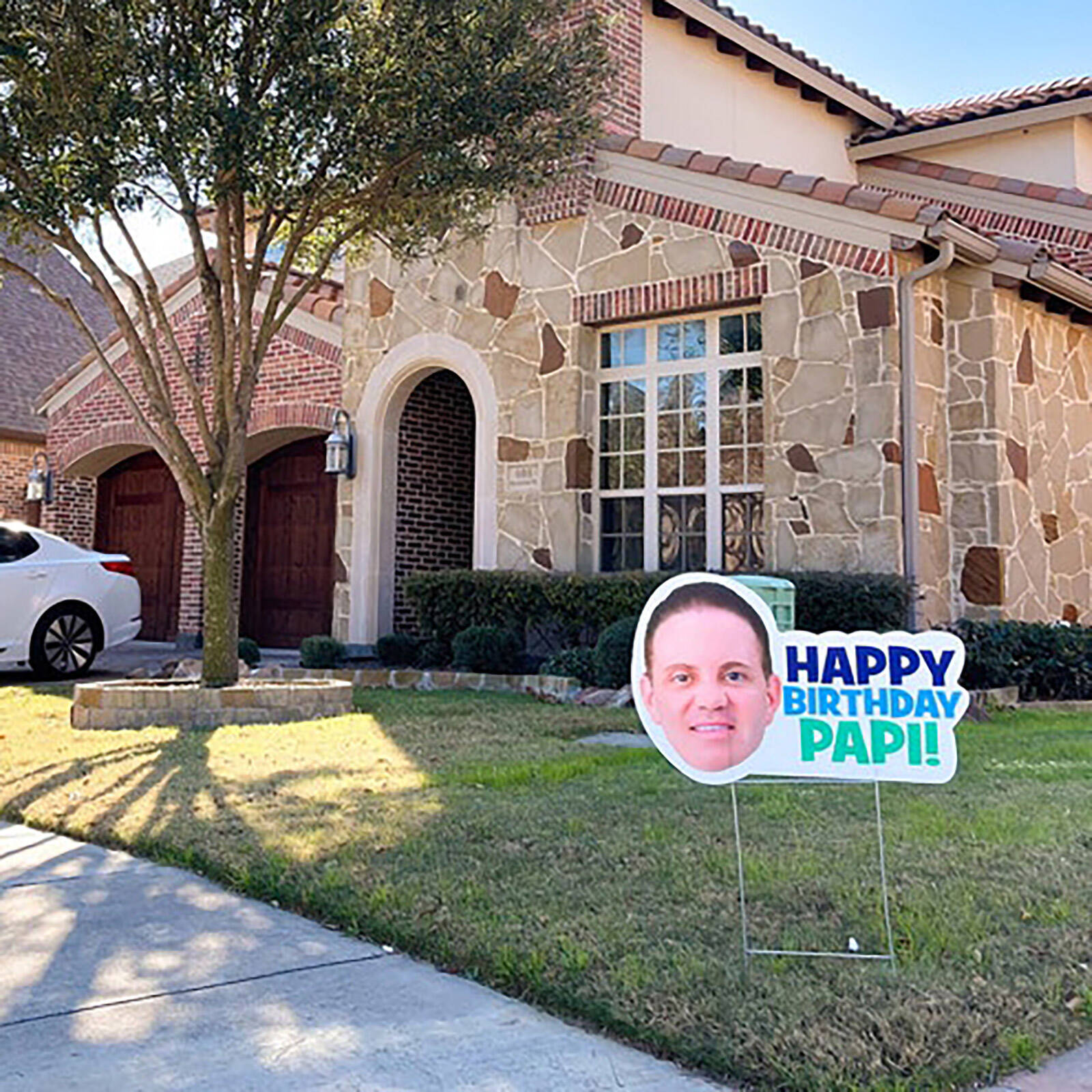 Custom Face Yard Sign - Party Decorations by a Professional